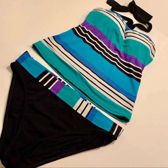 Bleu Rod Beattie | Swim | Bleu By Rod Beattie Striped 2piece Swimsuit ...